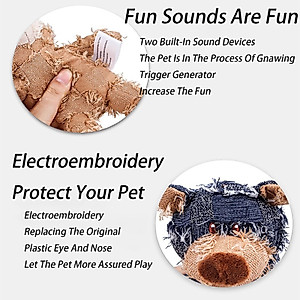 Indestructible Robust Bear, 2024 New Indestructible Dog Toys, Robust Bear for Aggressive Chewers, Kong Dog Toys for Large Dogs, Large Small Dogs for Heavy Chewers (Navy)