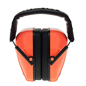 Caldwell Passive - YOUTH Hot Coral - Low Profile 23 NRR Hearing Protection - Adjustable Earmuffs for Shooting, Hunting, Range