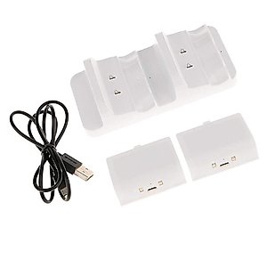 Anniston Kids Toys, USB Dual Controller Charger Dock Station Base with Battery Packs for Xbox One S Learning & Education for Children Toddlers Boys Girls