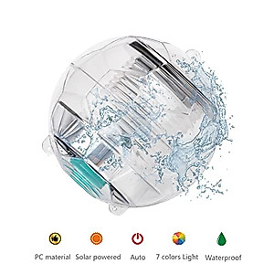 Solar Floating Pool Lights | Waterproof LED Solar Floating Lights | Pool Night Lamp for Garden, Backyard, Pool, Party Decor Miminu