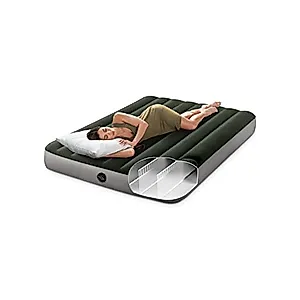 INTEX 64108E Dura-Beam Standard Prestige Air Mattress: Full Size – 10in Bed Height – 600lb Weight Capacity – Pump Sold Separately