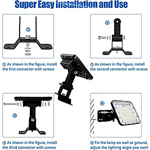 DragonLight 150W LED Flood Light, 18000lm Super Bright Security Lights, IP65 Waterproof Outdoor FloodLight, 5000K Daylight White Floodlight for Yard, Garden, Playground, Basketball Court[2Pack]
