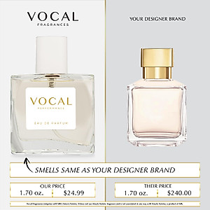 Vocal Performance W082 Eau de Parfum For Women Inspired by Maison Francis Kurkdjian Amyris Femme 1.7 Fl Oz Perfume Replica Version Fragrance Dupe Consentrated Long Lasting
