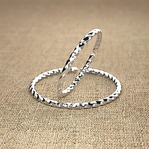 Nose Clip, Korean Style Body Jewelry, Vintage Ear Clips, Hip Hop Ear Cuff, Twist Nose Rings, Fake Piercing Nose Rings Hoops(Black)