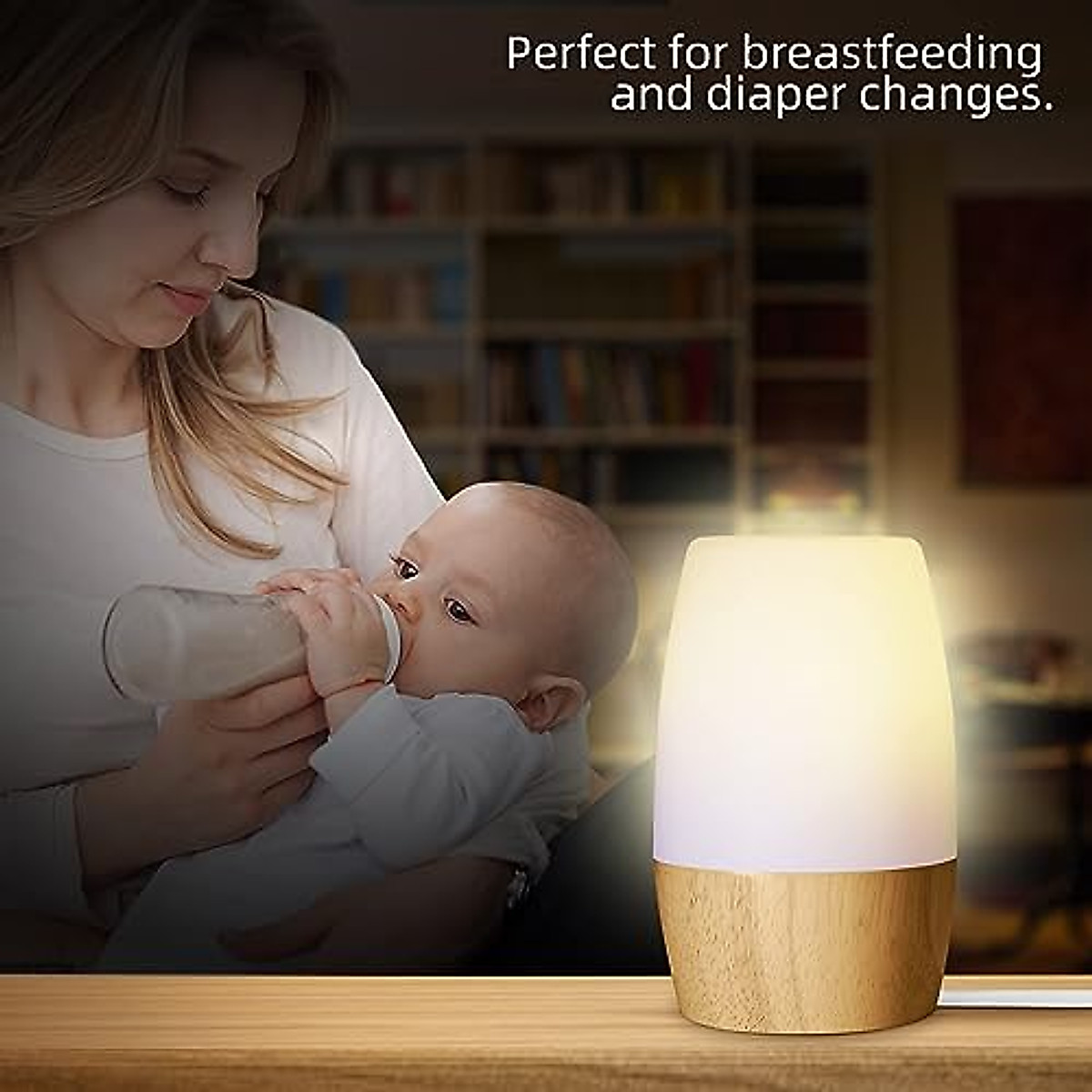 ANGTUO Mushroom Lamp 7 Color Changing Tap Control Mushroom Night Light Cute Squishy Silicone Lamp Funny Gift for Daughter Kid…