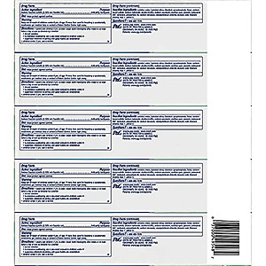 Crest Complete Toothpaste Plus Scope Advanced Active Foam, Striped, 8.2 Ounce (Pack of 5)