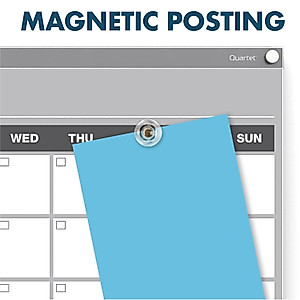 Quartet Glass Whiteboard, Magnetic Dry Erase Board, 4' x 3', with Customizable Templates, White Dry Erase Surface, Infinity (GI4836)