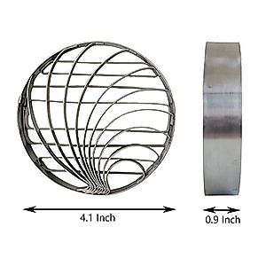 Concha Cutter Mexican Bread Mold Made Of Stainless Steel 4.1 Inch, Concha Stamp Two Sided Mold For Pan Dulce Mexicano Cortadora De Pan, Bread Shape Cutter Concha Pillow