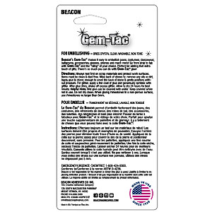 Beacon Gem-Tac Permanent Adhesive, 4-Ounce