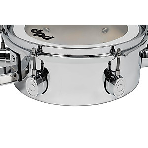 Pacific Drums by DW Mini Timbale, Chrome Plated Steel, 4X10
