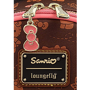 Loungefly Sanrio Hello Kitty Pumpkin Spice Adult Womens Convertible Mini Backpack Purse