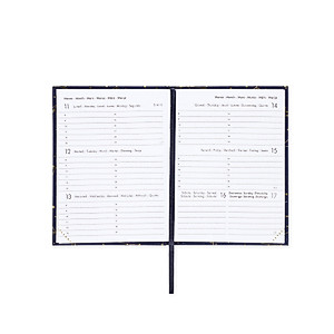 Legami - Mini Weekly Photographic Diary, 12 Months, from January 2024 to December 2024, Elastic Closure, 6 Languages, Monthly Planner January 2025, Address Book, Holiday Plan, 8x11 cm, Stars Theme