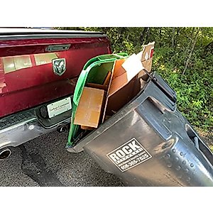 Garbage Commander Garbage Strap, Adjustable Garbage Can Security Strap, Heavy Duty Material, Black