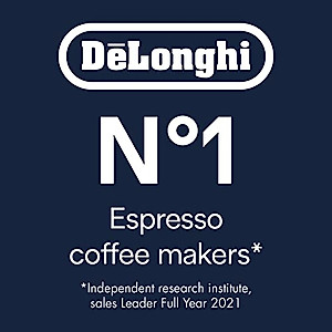 De'Longhi Magnifica S ECAM22.110.B, Coffee Maker with with Milk Frother, Automatic Espresso Machine with 2 Hot Coffee Drinks Recipes, Soft-Touch Control Panel, 1450W, Black