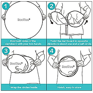 29" Large Dart Board for Kids, BooTaa Kids Dart Board with 12 Sticky Balls, Boys Toys, Indoor/Sport Outdoor Fun Party Play Game Toys, Birthday Gifts for 3 4 5 6 7 8 9 10 11 12 Year Old Boys Girls