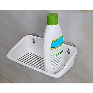 EIKS Storage Basket Organizer Shelf with Suction Cup for Bedroom Office Laundry Room