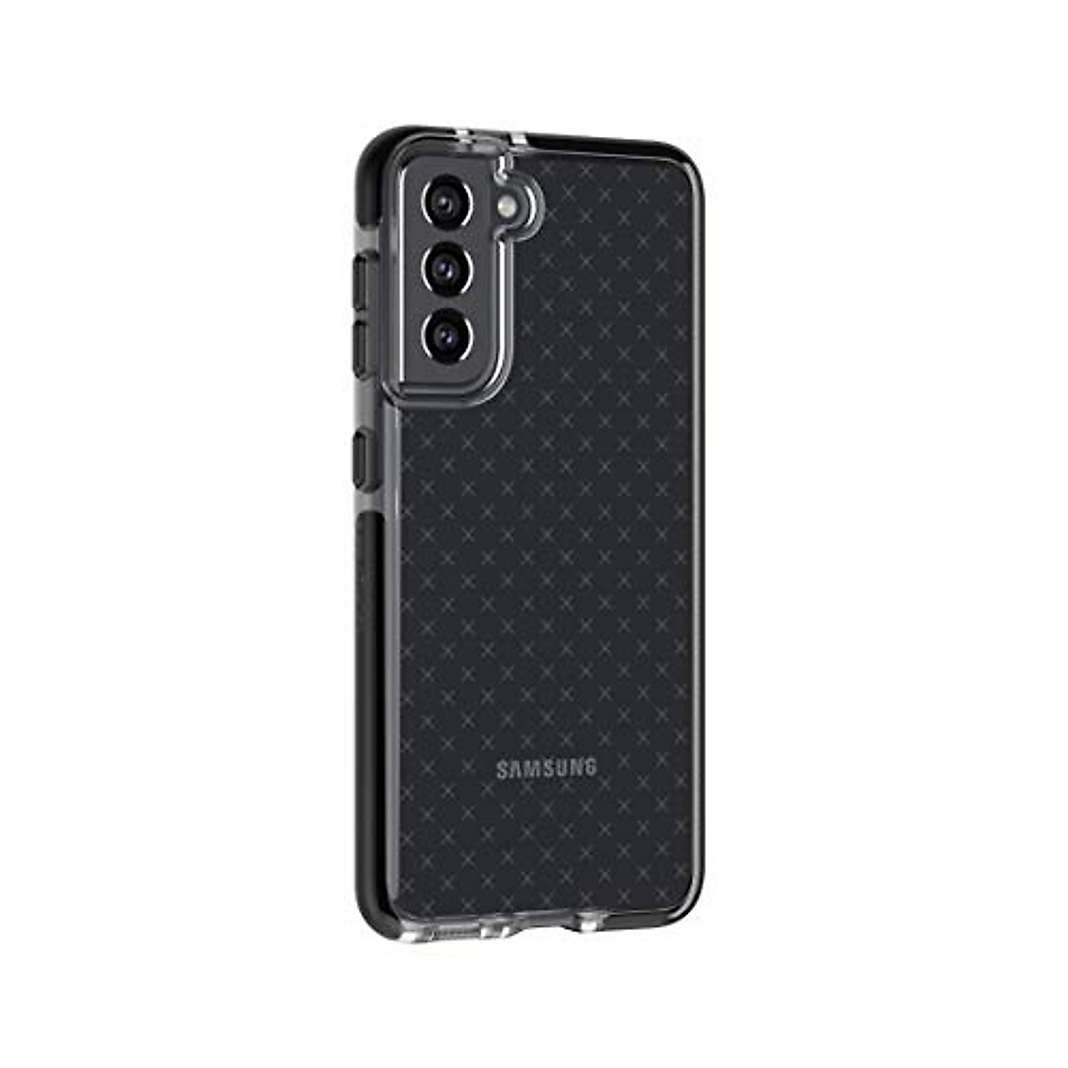 tech21 Evo Check Phone Case for Samsung S21 5G -12 ft. Drop Protection, Smokey/Black
