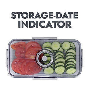 NANBUZZ SOLUTIONS Deli Keeper with Airtight Lid & Drip Tray for Food Storage