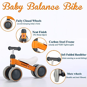 Toys for 1 Year Old : Balance Bike - Ideal 1 Year Old Girl Birthday Gift
