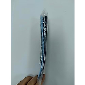 ZOMAKE Plastic Shoe Horn with Hook, 7.3 Inch Small Travel Shoe Horns for Kids, Seniors, Men, Women, Black, Blue(Pack of 2)