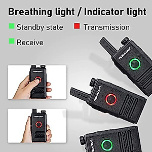 TIDRADIO Walkie Talkies for Adults Two Way Radios Long Range,10 Pack,22 Channels,Dual PTT for Manufacturing Restaurant Business Commercial Hunting Hiking Healthcare