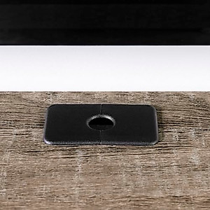 South Shore Munich 68" Wall Mounted Media Console-Weathered Oak