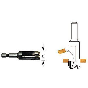 Timberline - Plug Cutter 4 Pcs Set (608-258)