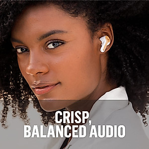 House of Marley Rebel True Wireless Earbuds with Microphone, Bluetooth Connectivity, 8 Hour Battery Life with in-Case Charging, and Sustainable Materials, Cream