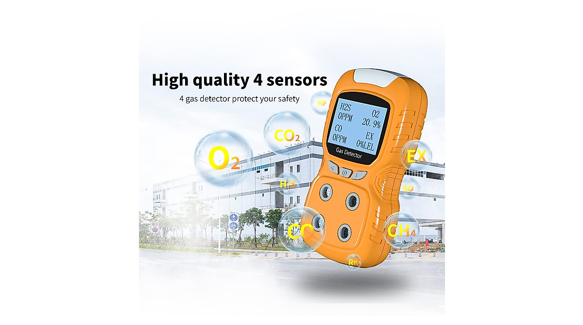 XLA Alert 4-Gas Portable Detector | Monitor LEL, O2, CO, H2S