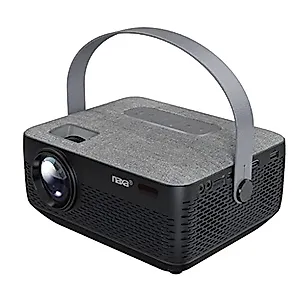 Naxa Electronics NYP-2003 Portable 100″ Home Theater 720P LCD Projector Player with Built-in Rechargeable Battery, Bluetooth, HDMI, USB 2.0, MicroSD Card Support, Black (NVP-2003)