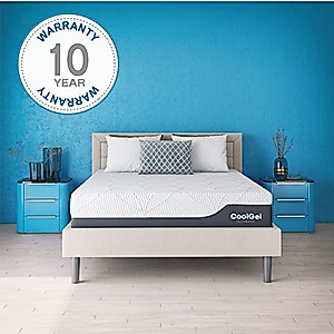 Cool Gel Chill 14 Inch Medium Firm Memory Foam Mattress Full Size, with 2 Bonus Cool Gel Memory Foam Bed Pillows, 14" with Pressure Relief, CertiPUR-US Certified, Cooling Full Mattress in a Box