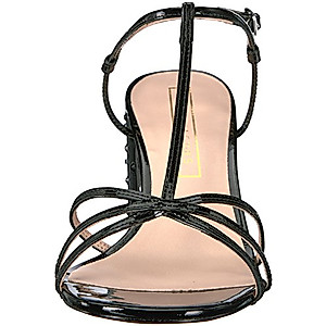 Marc Jacobs Women's Sheena Strap Sandal Heeled, Black, 38.5 M EU (8.5 US)