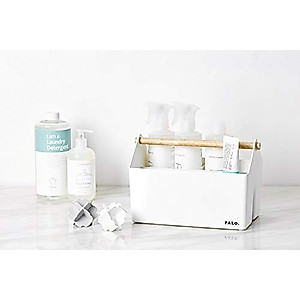 Litem Porta Deluxe - A Compact & Stackable Storage Unit for organizing Small Objects in Kitchen, Office, Kids Room (Grey, 11Wx6.7Dx7.2H)