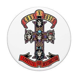 Guns N' Roses Official Cross PopSockets PopGrip: Swappable Grip for Phones & Tablets