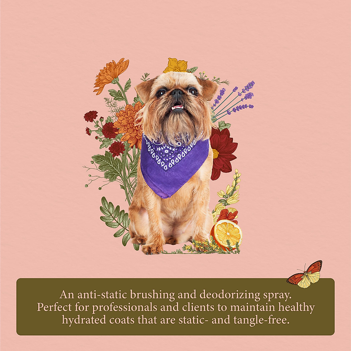 Hydra Senses Serenity Moisturizing Serum for Pets, Moisturizing Spray for Dogs and Cats, Pet Detangling Spray, Promotes a Soft and Shiny Coat