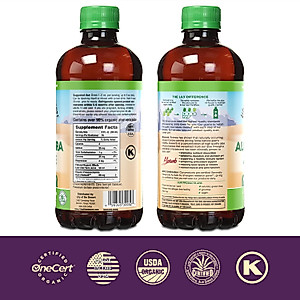 Lily of the Desert Aloe Vera Juice - Whole Leaf Filtered Aloe Vera Drink, Non-GMO Aloe Juice with Natural Digestive Enzymes for Gut Health, Stomach Relief, Wellness, Glowing Skin, 32 Fl Oz