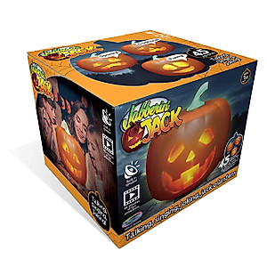 Mindscope Jabberin Jack Talking Animated Pumpkin with Built in Projector & Speaker Plug'n Play