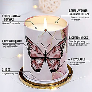 Candles Gifts for Women - Birthday Gifts for Women, Mom - Gifts for Her, Wife, Girlfriend - Funny Gifts, Valentines Day Gifts for Her, Wife - Butterfly Gifts for Women - Candles for Women 10Oz