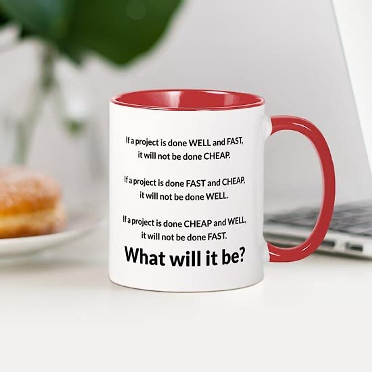 CafePress Project Management Mugs Ceramic Coffee Mug, Tea Cup 11 oz