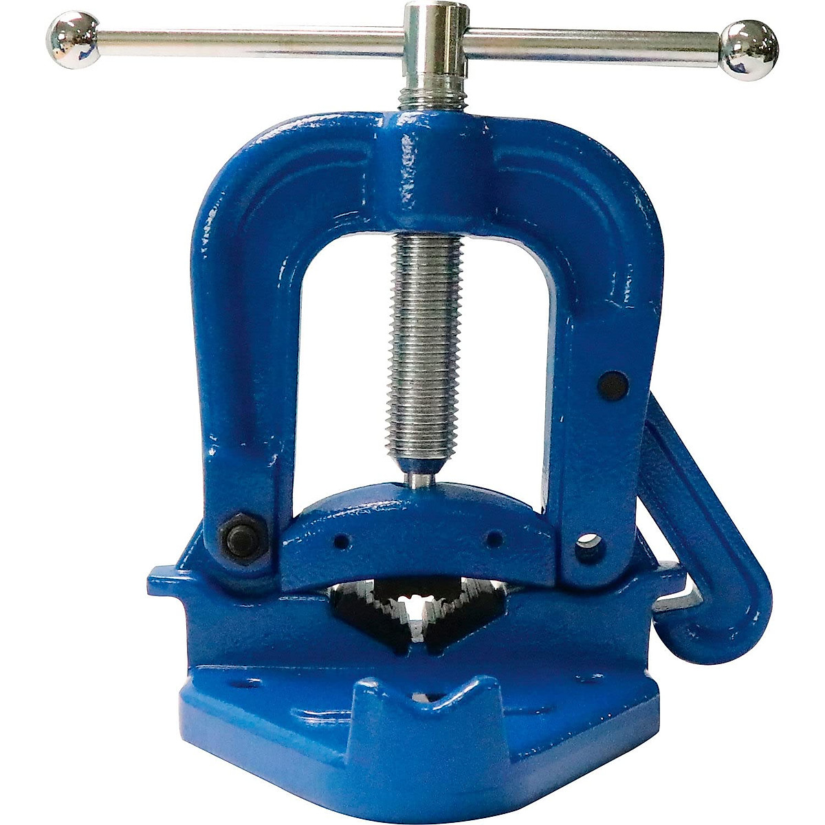 Global Industrial Bench Yoke Vise, 1/8", 3" Pipe Capacity