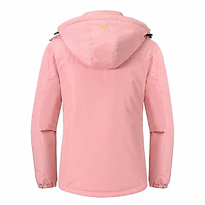 Pdbokew Women's Skiing Snowboarding Jackets Fleece Hood Mountain Snow Coat