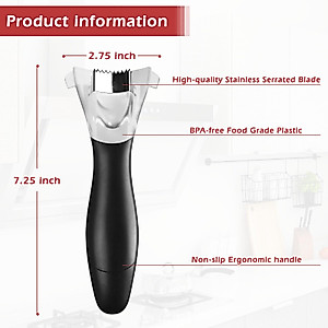 Professional Corn Kernel Cutter, Corn Cutter Peeler Stripper Tool with Large Ergonomic Handle, Corn Peeler #1114