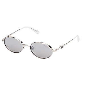 Moncler Tatou Sunglasses ML0224 16C Palladium/White 52mm