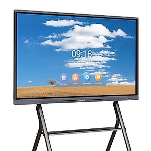 AI-BOARD 55" Smart Board 4K UHD Touchscreen Display Digital Whiteboard for Office and Classroom All-in-One Computer with Wireless Screen Sharing Interactive Whiteboard Armer