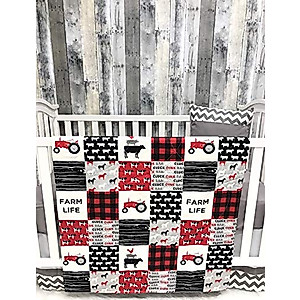 Baby Nursery Bedding , Baby , Farm Life , Cow , Chickens , Gender Neutral , Cowboy, Farmer , Tractor, Baby Bedding , Crib Bedding , Babylooms