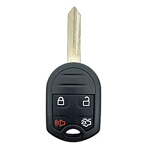 Keyless Remote Car Key Fob Fit for Ford Explorer 2001-2015 Mustang 2005-2014 Expedition 2003-2017 Edge 2007-2015 Focus 2006-2011 Lincoln Mercury Sable CWTWB1U793 (Black)