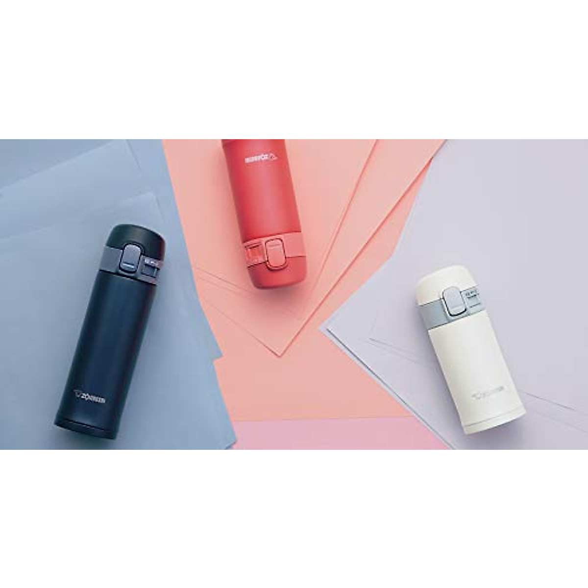 Zojirushi SM-PC30WA Stainless Steel Vacuum Insulated Mug, 10-Ounce, White