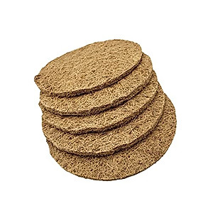 balacoo Pigeon Pad 30 pcs Warm Substrate Breathable Eggs Cushion Pad Breeding Basin Supplies Pigeon Safe Finch Winter Poultry Racing Materials, Mat - Chicken Fiber Birds Nesting Bird Reptile Bridge