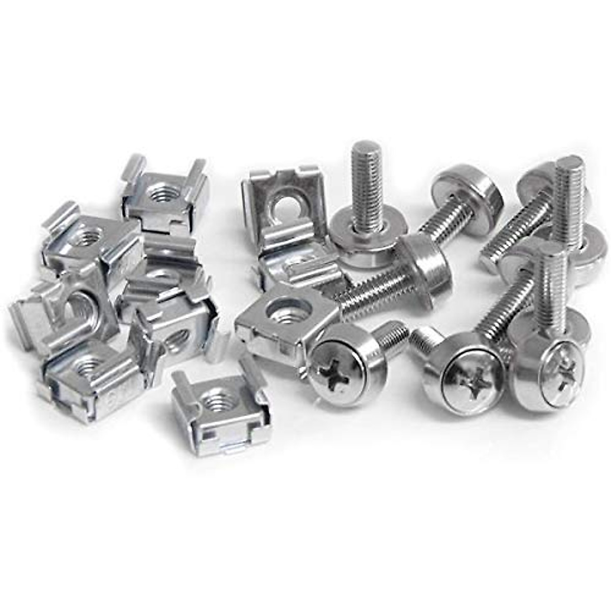 STARTECH.COM 50 PKG M5 MOUNTING Screws and CAGE Nuts for Server Rack Cabinet