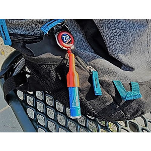 Clip-On Retractable ZIP Stick - Blue (Extends 32 Inches) Fits all Standard Stick-Type Lip Balms and Lip Gloss